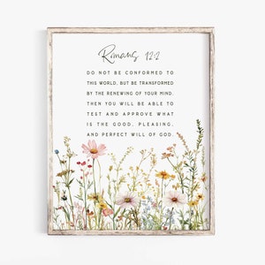 Romans 12:2 Do Not Conform to the Pattern of This World Bible Verse ...