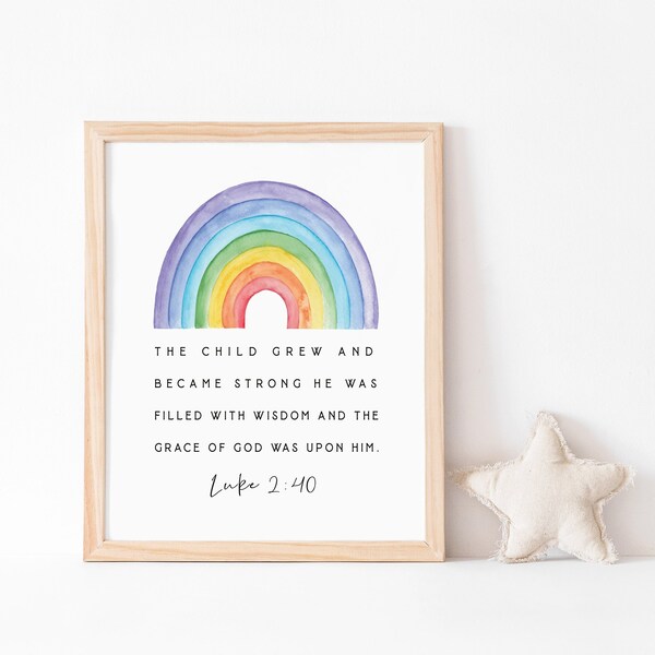 Luke 2 40 - Etsy