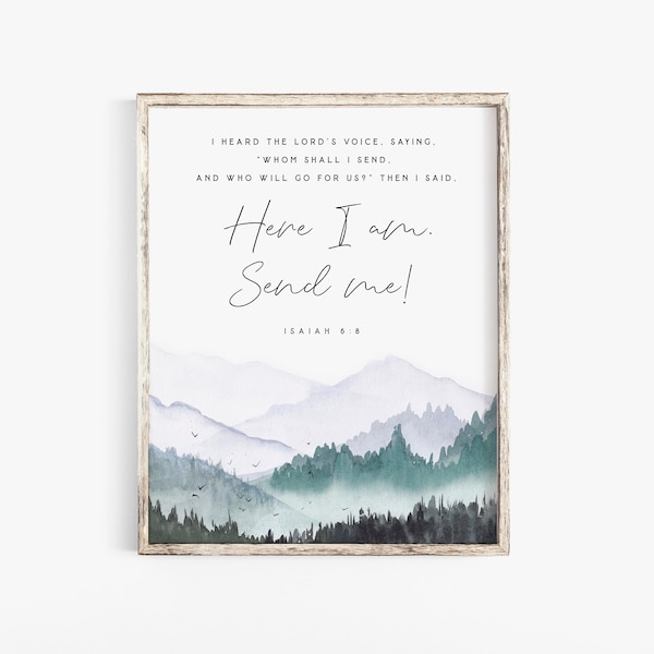 Here I Am Lord - Etsy