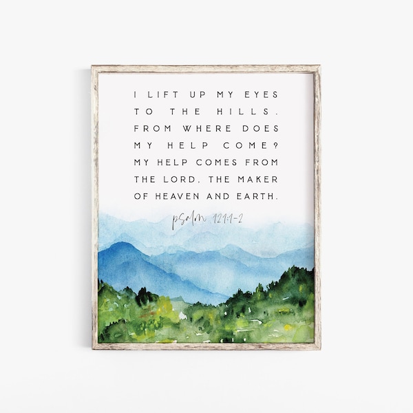 Psalm 121 - Etsy