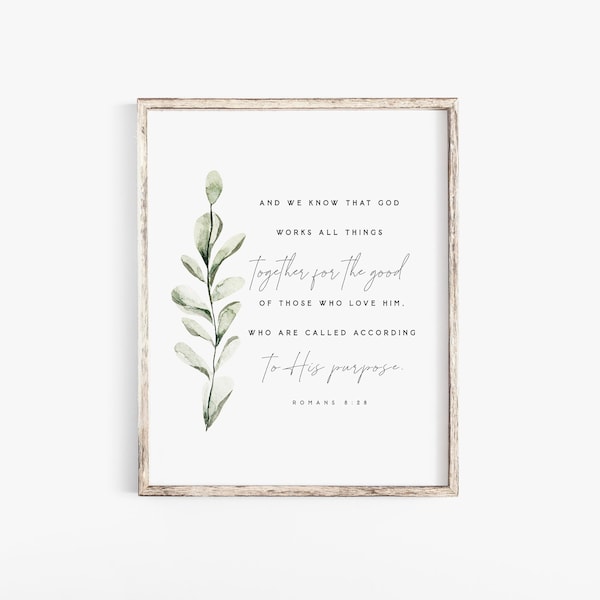 Bible Verse Wall Art - Etsy