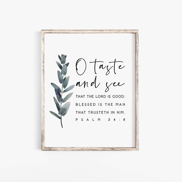 Taste and See - Etsy