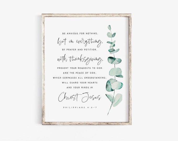 Do Not Be Anxious, Printable Coloring Page, Philippians 4:6-7, Coloring ...