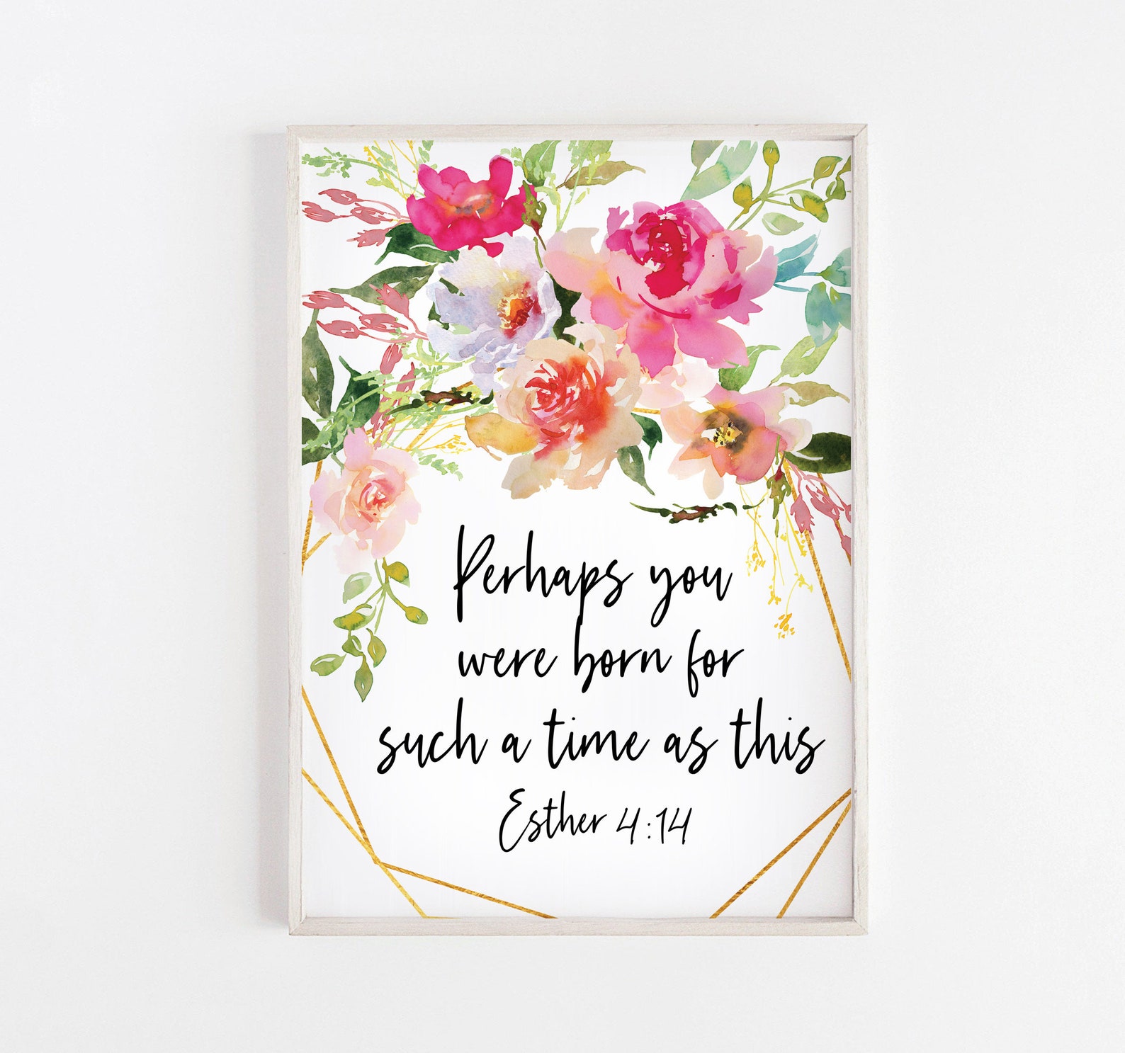 Esther 4:14 Perhaps you were born for such a time as this | Etsy