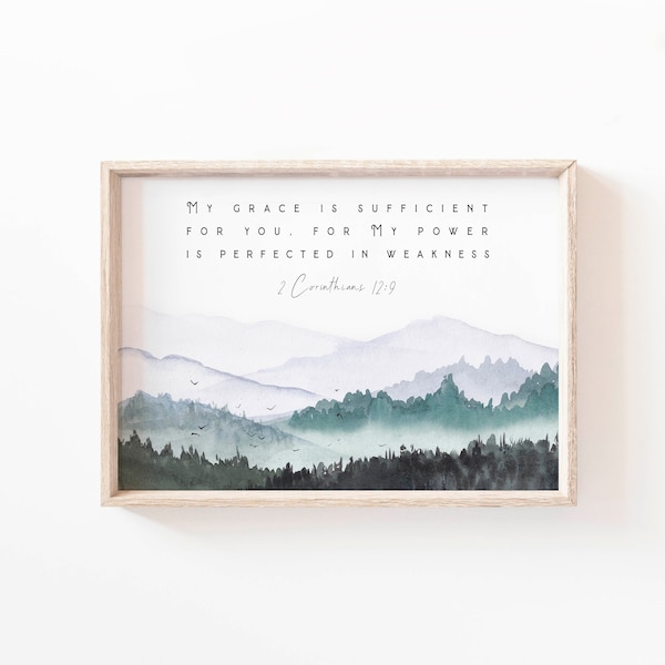 2 Corinthians 12 9 - Etsy