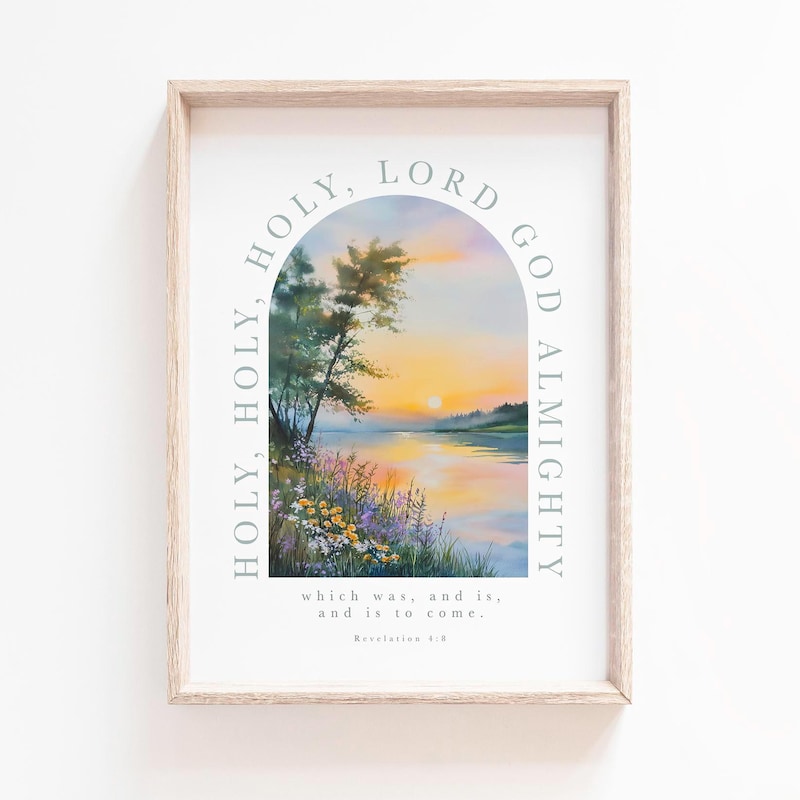 Holy holy holy lord god almighty decor - Etsy.de