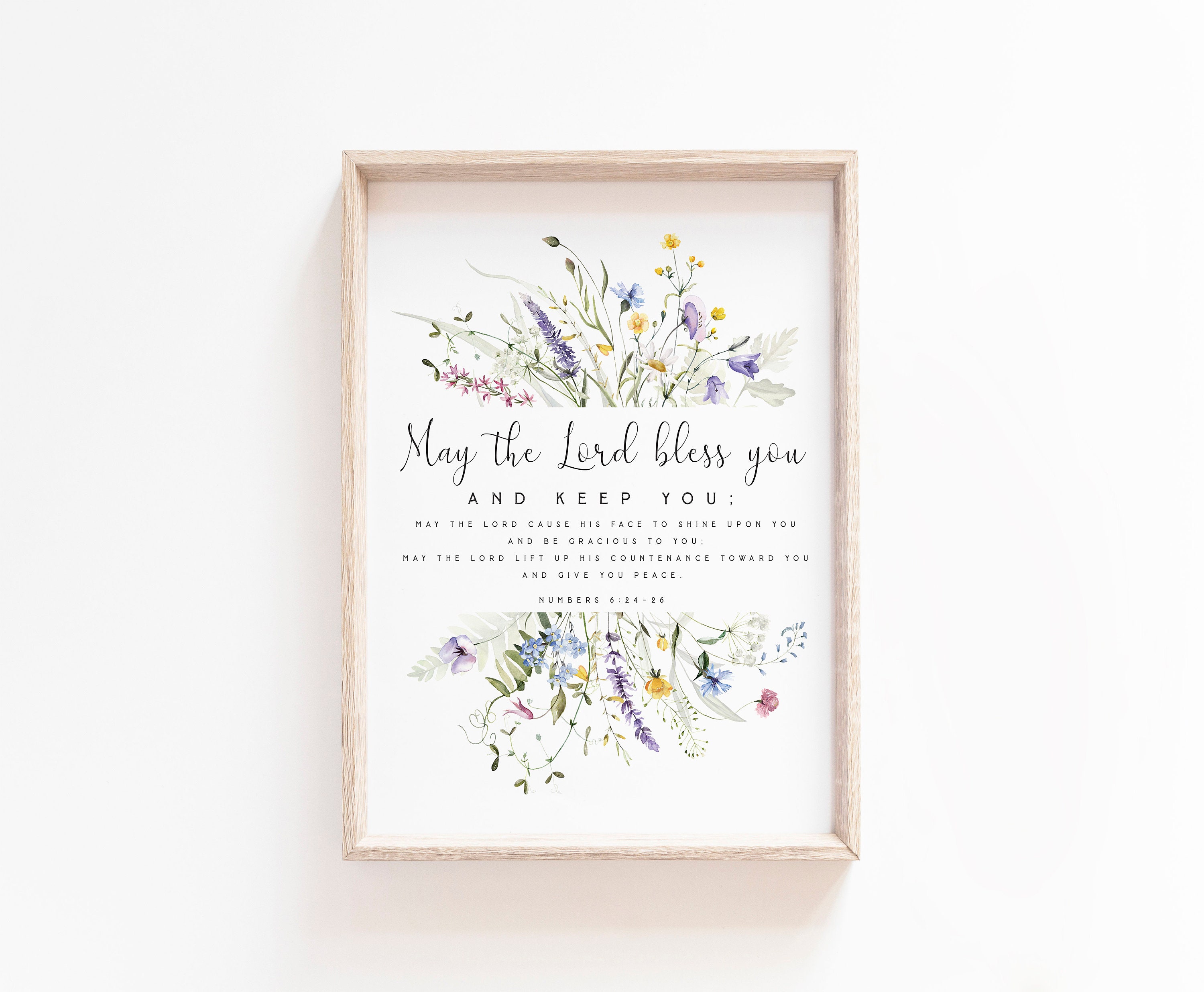 May the Lord Bless You and Keep You Printable,numbers 6:24-26,scripture ...