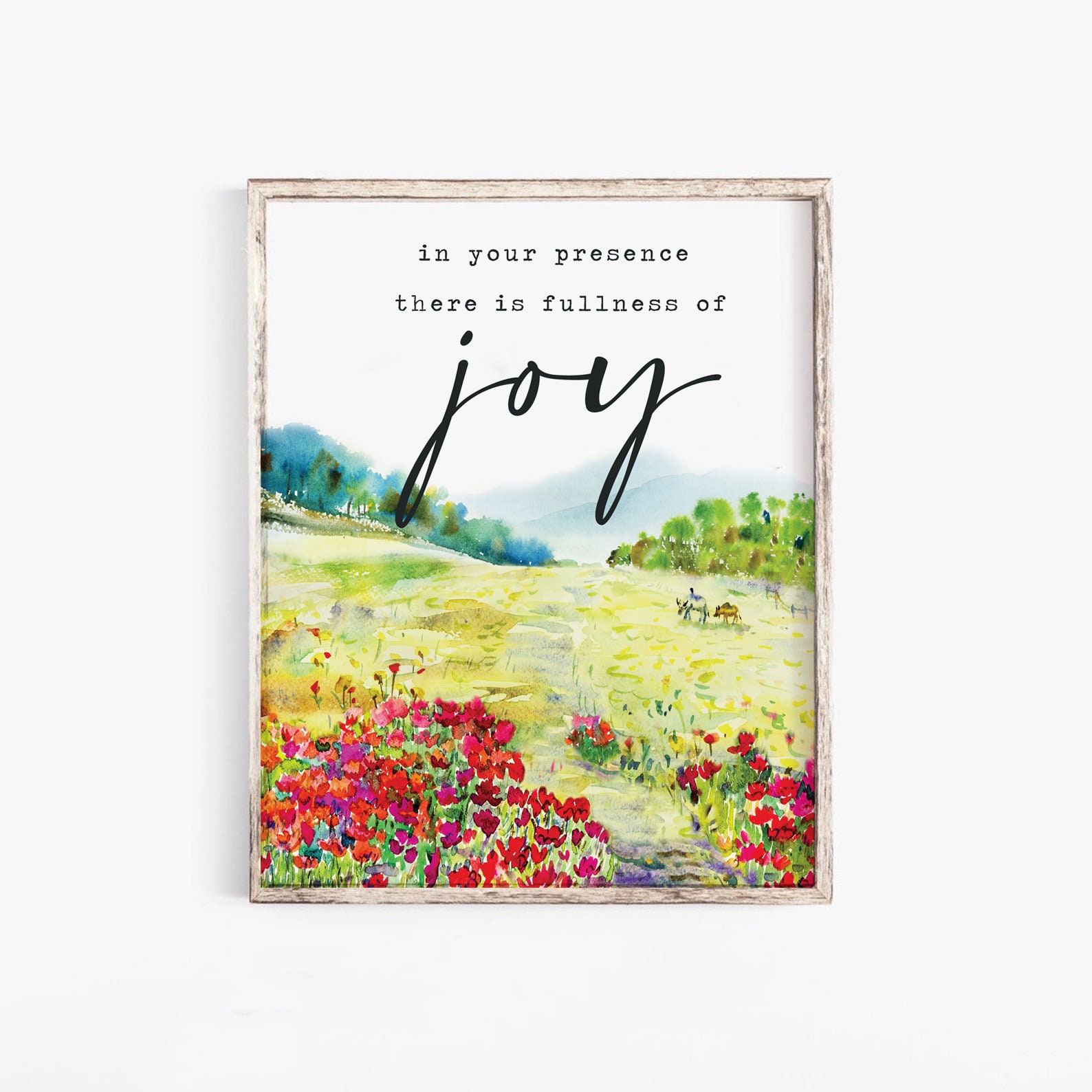 Psalm 16:11 In Your presence there is fullness of joy | Etsy