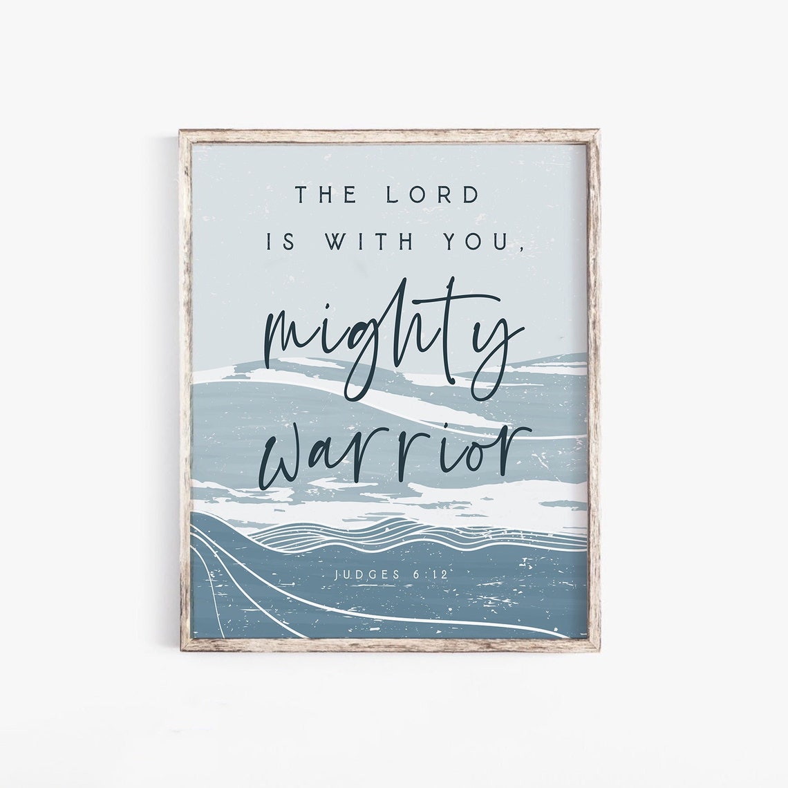 The Lord is With You Mighty Warrior Judges 6:12 Bible Verse - Etsy