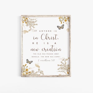 2 Corinthians 5:17 If Anyone is in Christ, He is a New Creation Bible ...