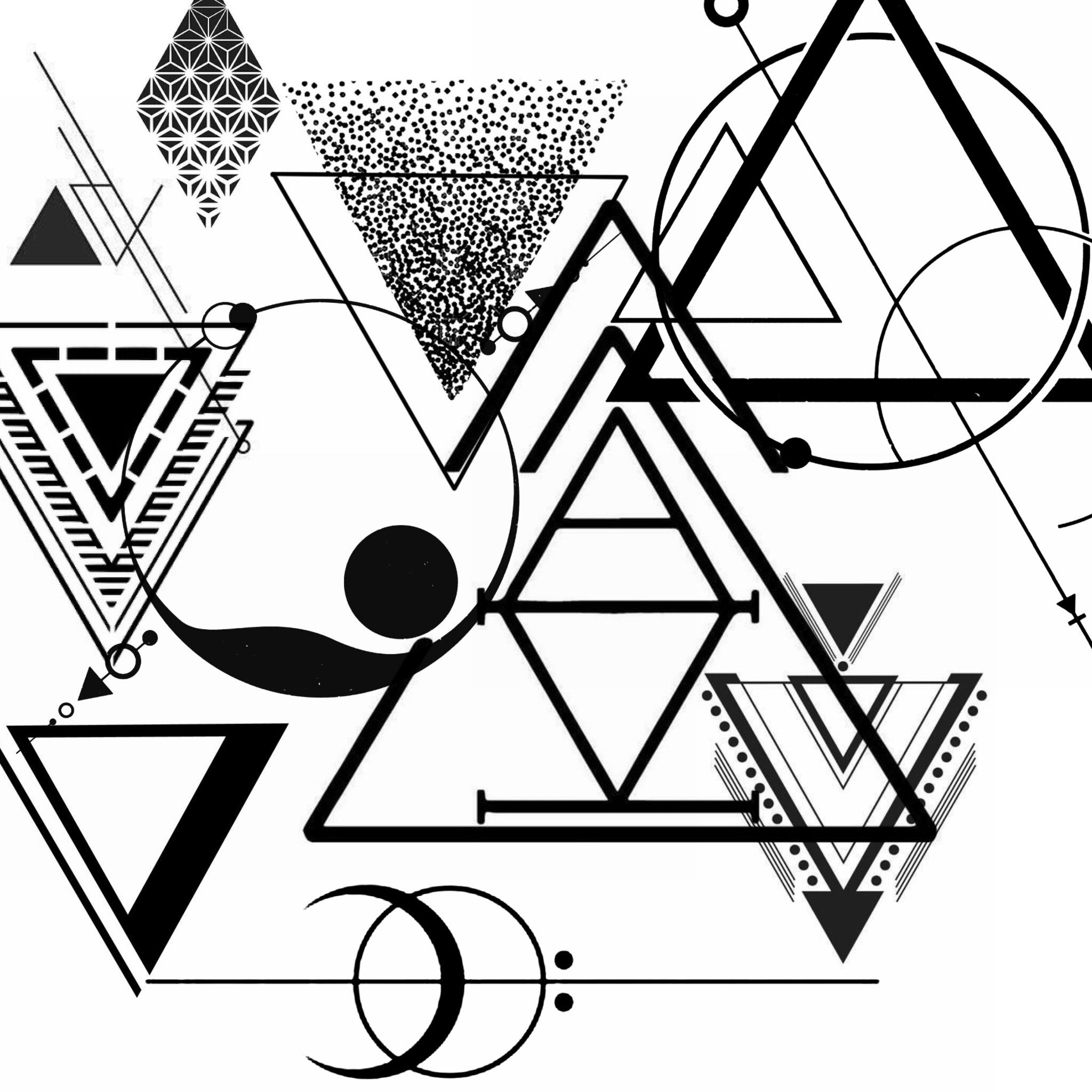 Tattoo Procreate Brushes Geometric Minimalism 90 Brushes - Etsy
