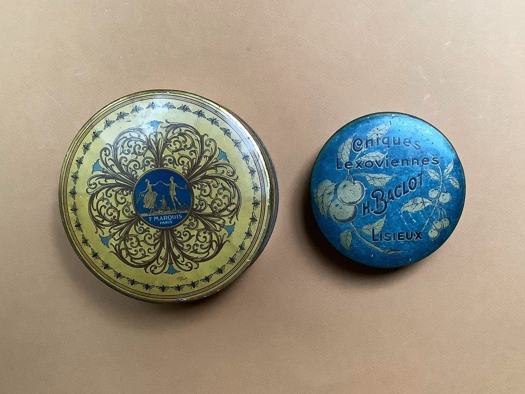 Vintage French Collectable Confectionery Candy Tin | 1 of 2 - Etsy