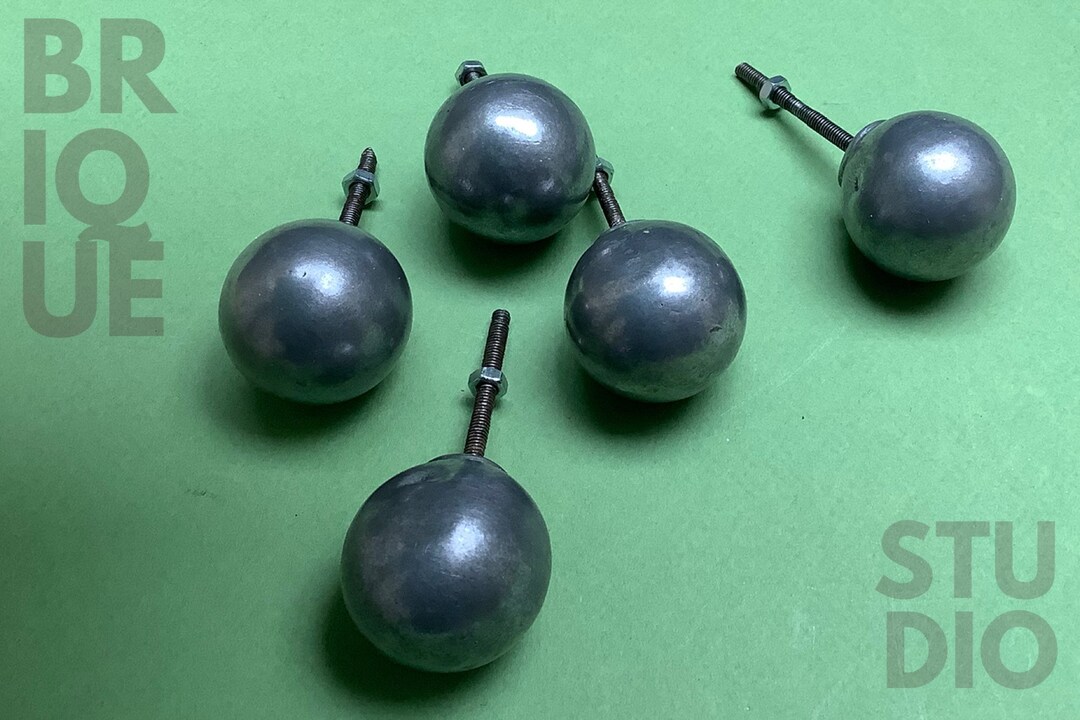 Spherical Zinc French Handle/pull Reclaimed Vintage Hardware - Etsy