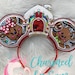 Handmade Custom Fabric Gingerbread Minnie Mickey Inspired Ears ...