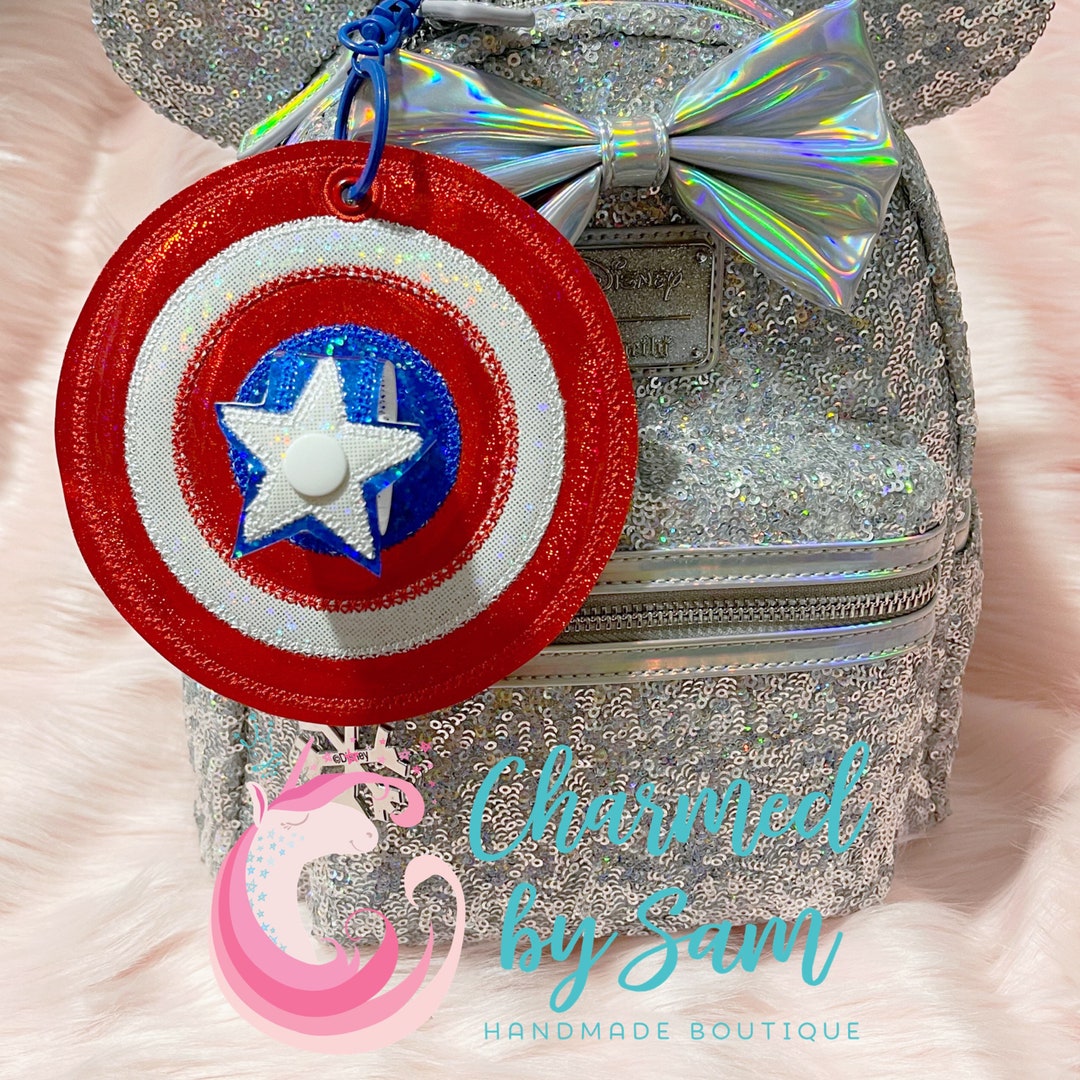 Captain America Shield Super Hero Inspired Mouse Minnie Mickey Ears ...