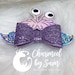 Boo Monsters Inc. Inspired Glitter Bow, Sully Ears, Mike Ears, Scare ...