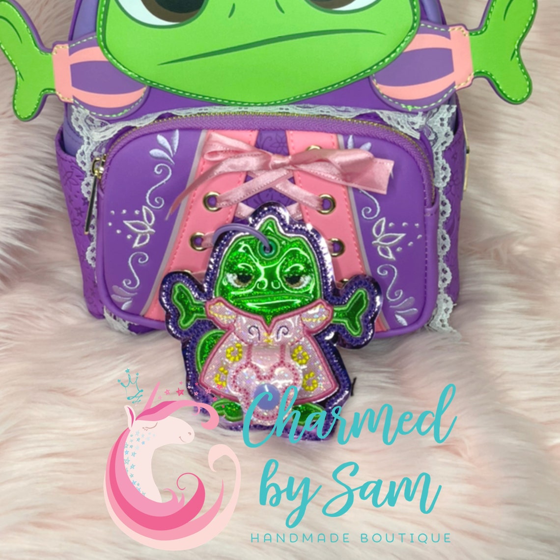 Pascal in Dress Rapunzel Tangled Inspired Minnie Mickey Ears - Etsy