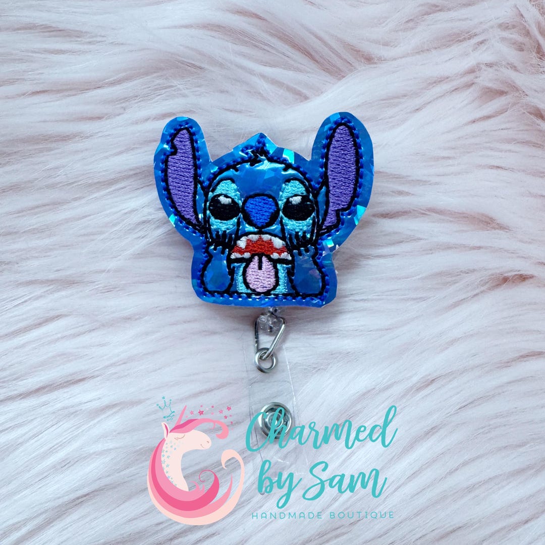 Funny Stitch Meme Retractable Badge Reel, Medical Field Badge Reel ...