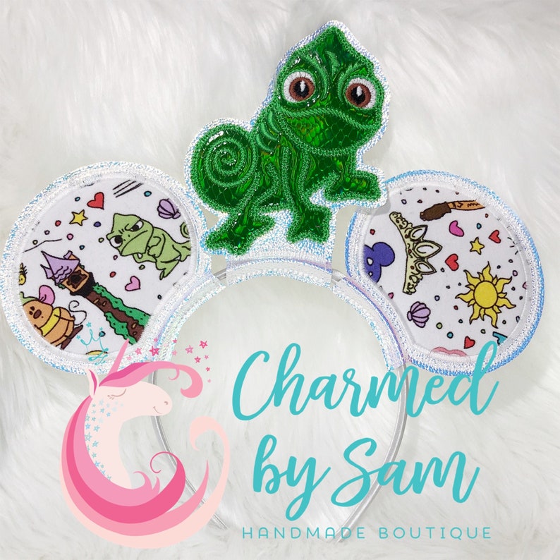 Pascal Rapunzel Tangled Inspired Minnie Mickey Ears - Etsy