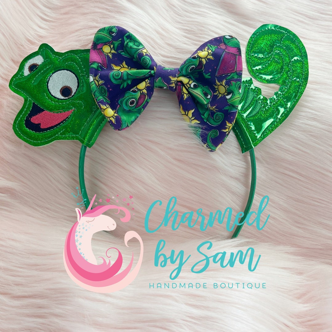 Pascal Rapunzel Tangled Inspired Minnie Mickey Ears, Chameleon ...