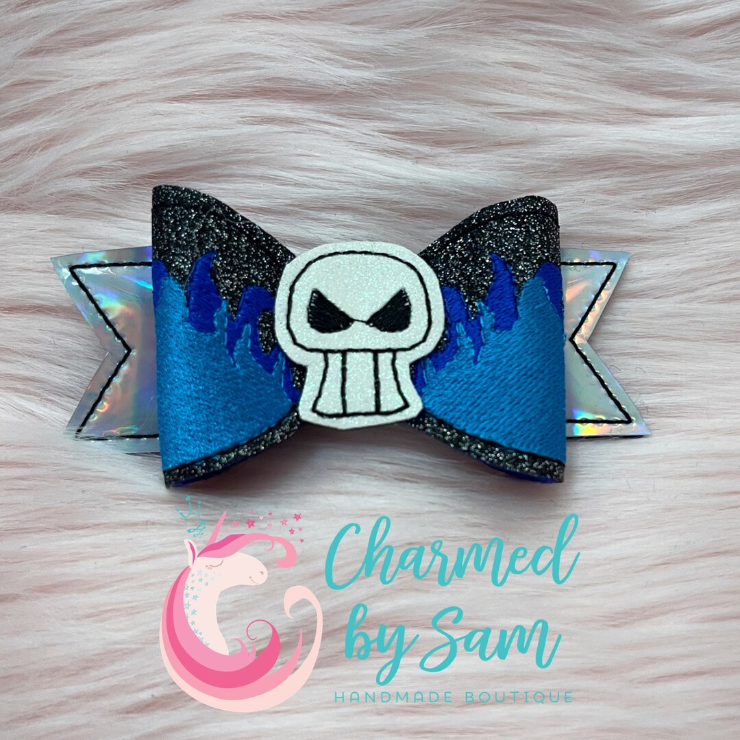 Hades Hercules Villain Inspired Bow Clip Headband, Villains Birthday ...