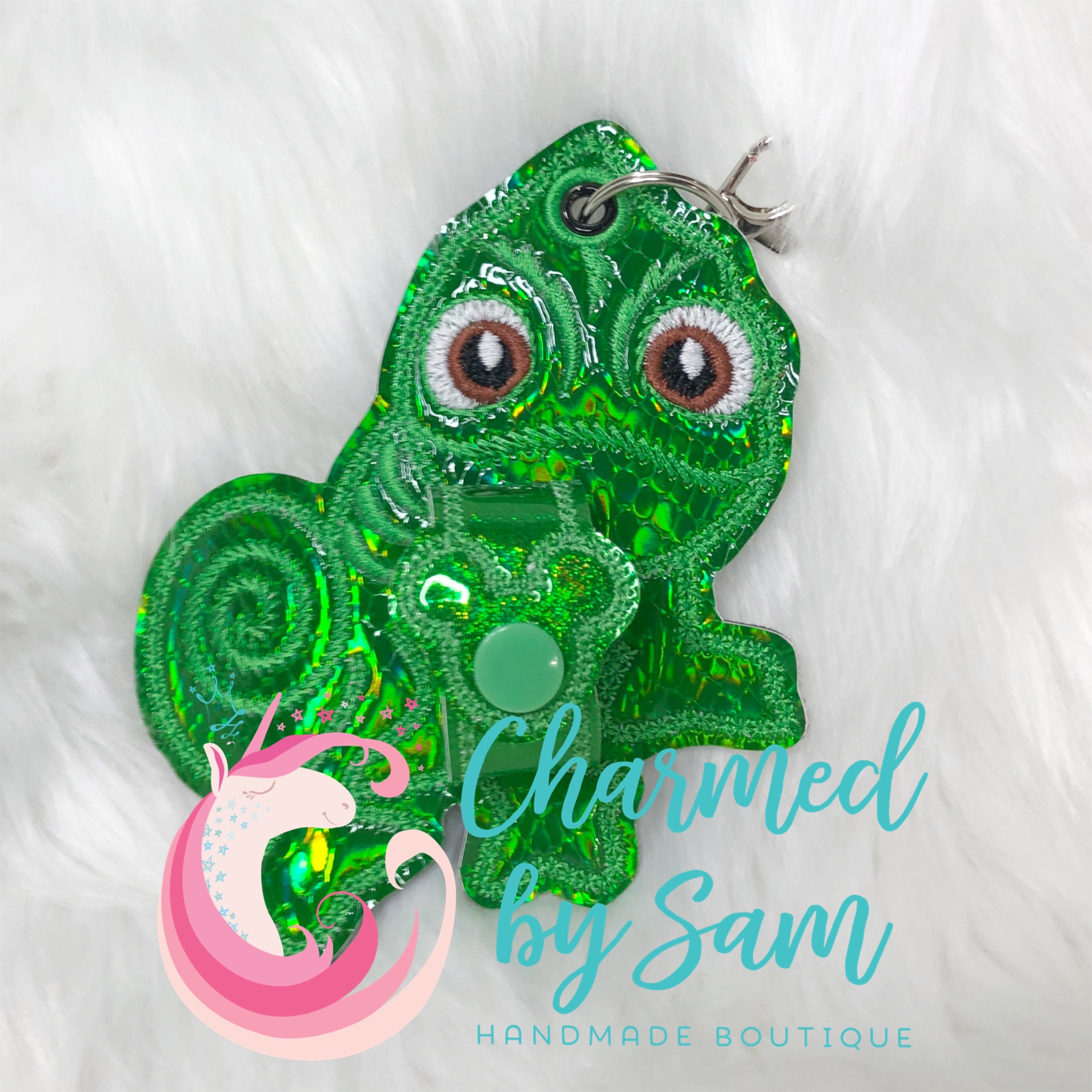 Pascal Rapunzel Tangled Inspired Minnie Mickey Ears Holder - Etsy