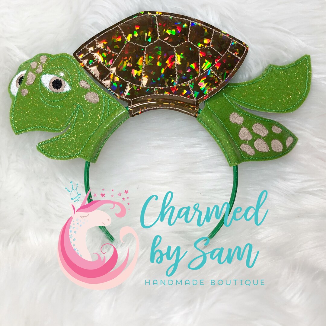 Crush Inspired Ears, Shark Ears, Nemo Dory Bruce Inspired Mickey Minnie ...