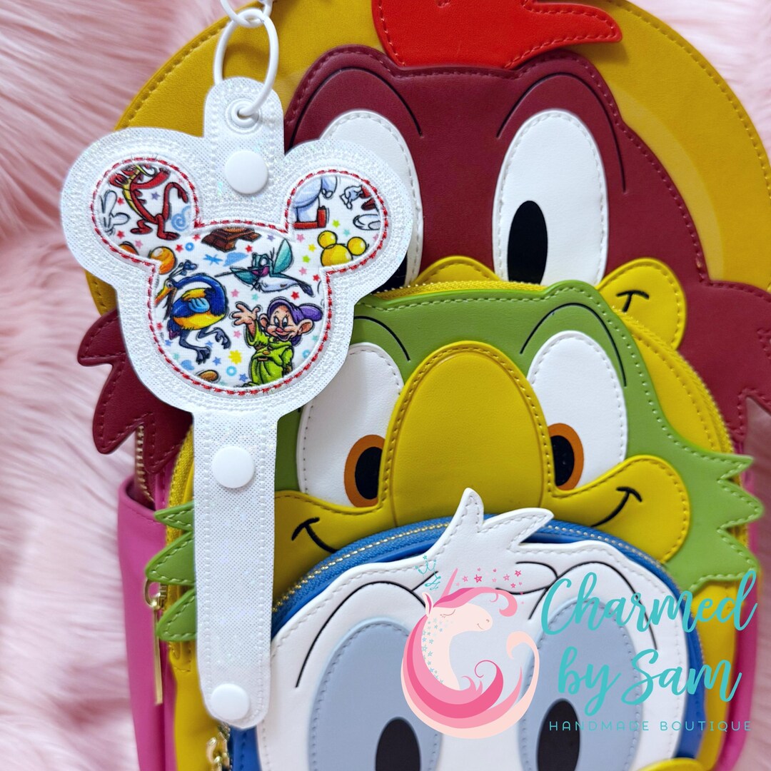 Custom Parks Sidekicks Mouse Ears Clip on Holder Carrier Inspired Mouse ...