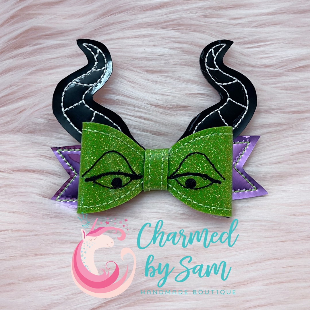 Maleficent Stand up Bow. Horns inspired Minnie Ears headband ...