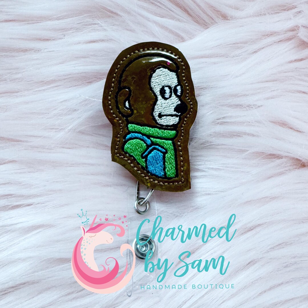 Funny Monkey Meme Retractable Badge Reel, Medical Field Badge Reel ...