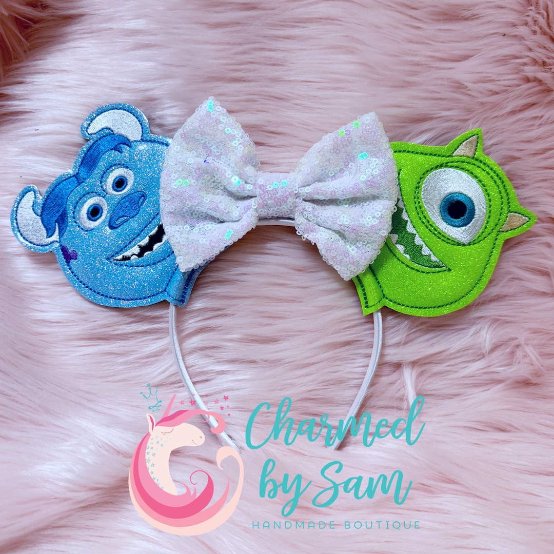 Sully Mike Monsters Inc. Inspired Ears, Sully Ears, Mike Ears, Boo Ears ...