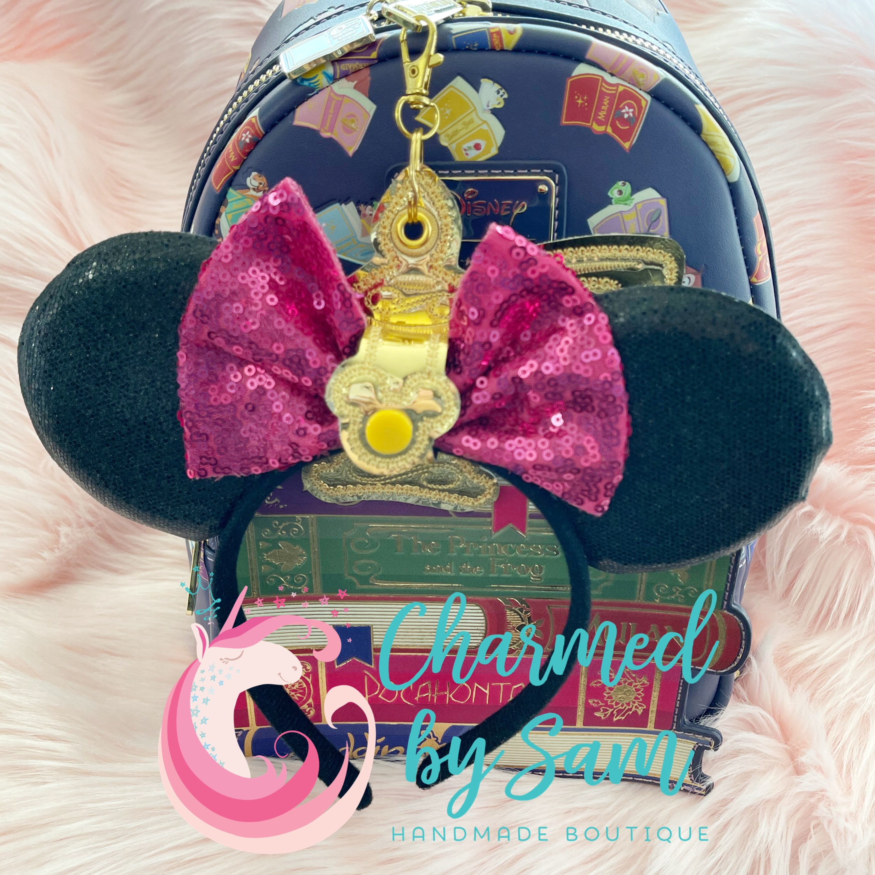 Genie Lamp Jasmine Aladdin Minnie Mouse Ears Holder - Etsy