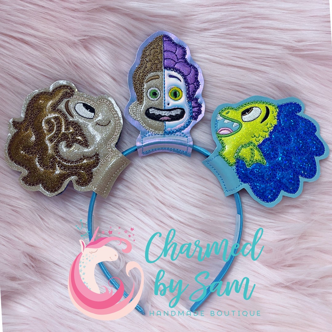Glitter Luca Alberto Sea Monster Inspired Mouse Ears, Adult Child ...