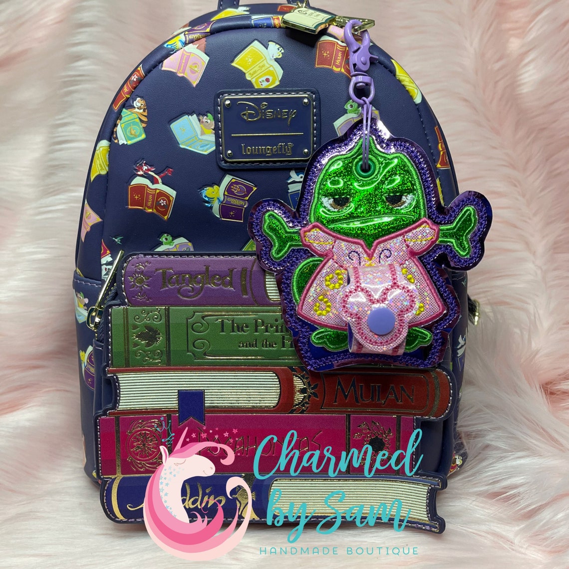 Pascal in Dress Rapunzel Tangled Inspired Minnie Mickey Ears | Etsy