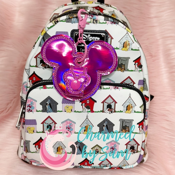 Holographic Hot Pink Chrome Mirror Vinyl Mouse Ears Clip on | Etsy