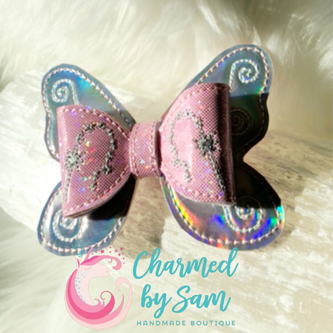 Fairy Bow, Fairy Godmother Bow, Glitter Bow, Disney Princess Bow, Party ...