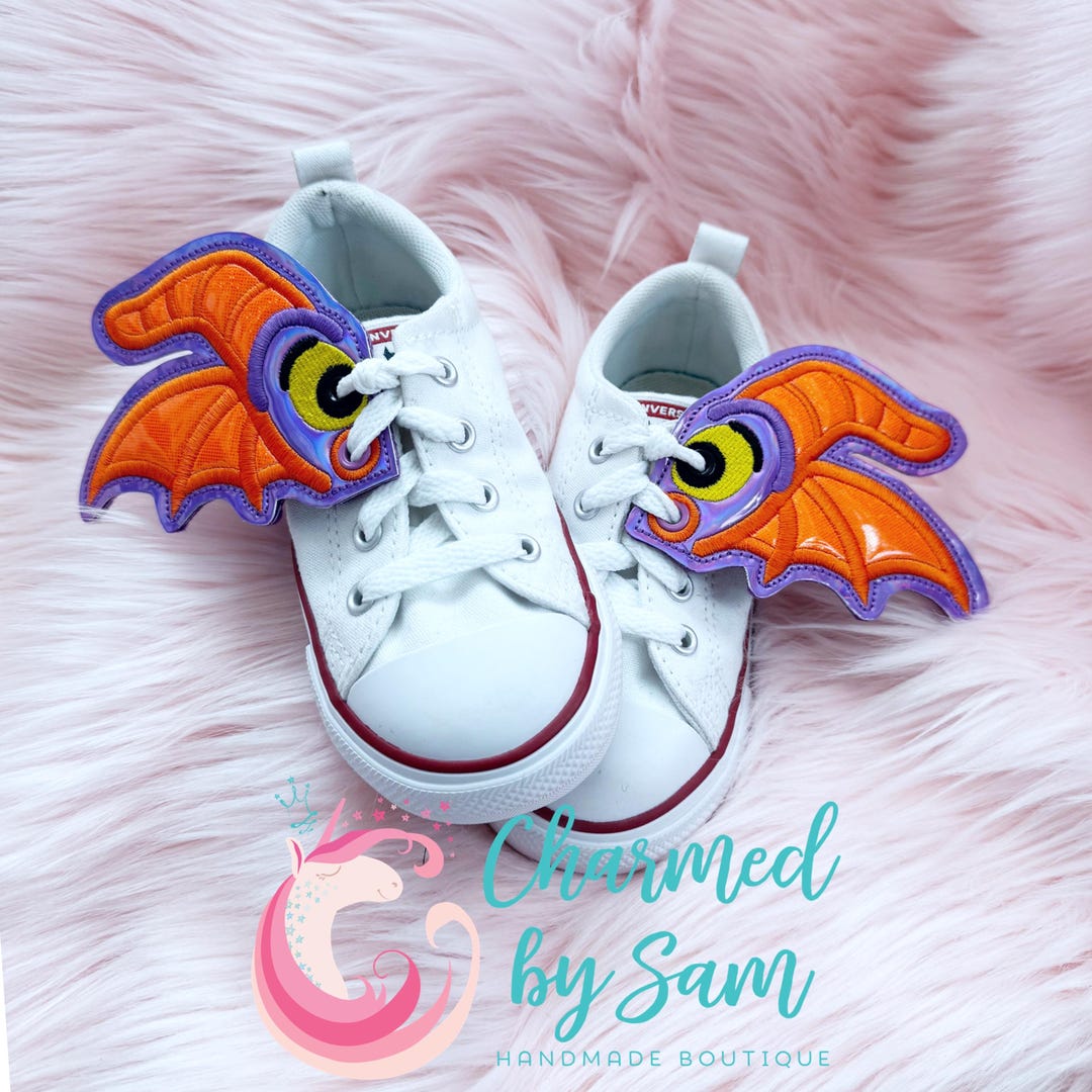 Figment Inspired Shoe Boot Wings, Dragon Shoe Wings, Imagination Dragon ...