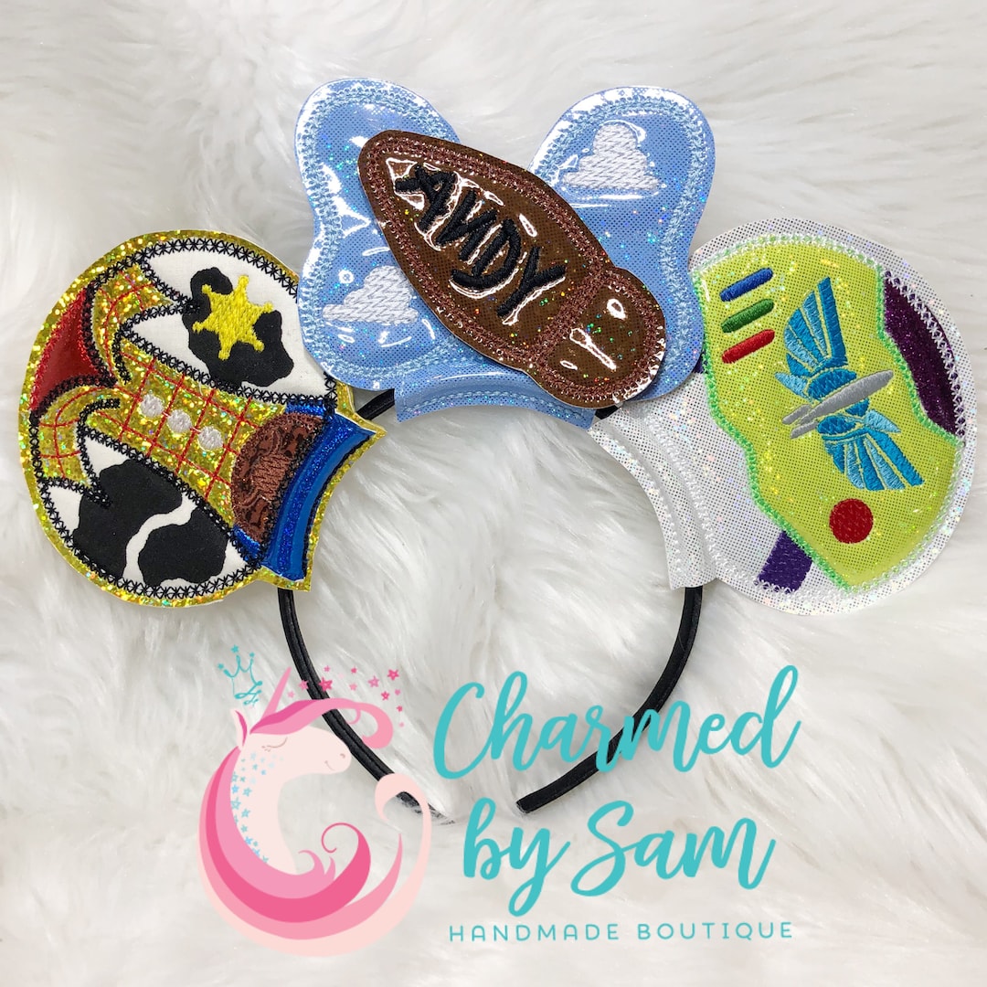Toy Story Inspired Mouse Minnie Mickey Ears, Woody Ears, Jessie Ears ...