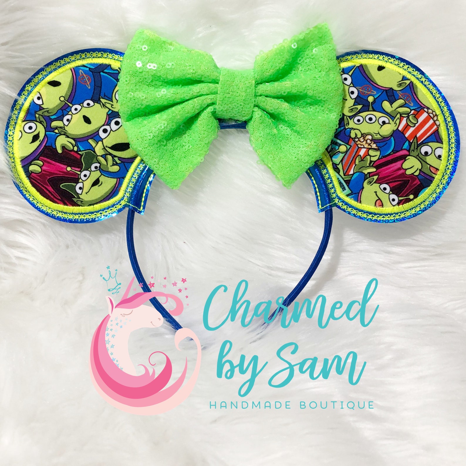 Toy Alien Glitter Headband Toy Story Inspired Headband - Etsy