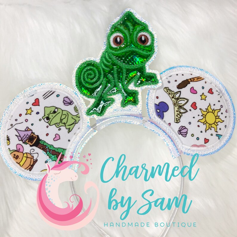 Pascal Rapunzel Tangled Inspired Minnie Mickey Ears - Etsy