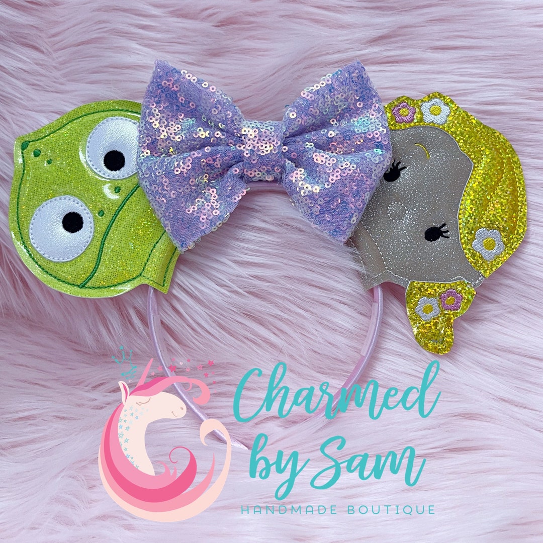 Pascal Rapunzel Tangled Inspired Minnie Mickey Ears, Chameleon ...