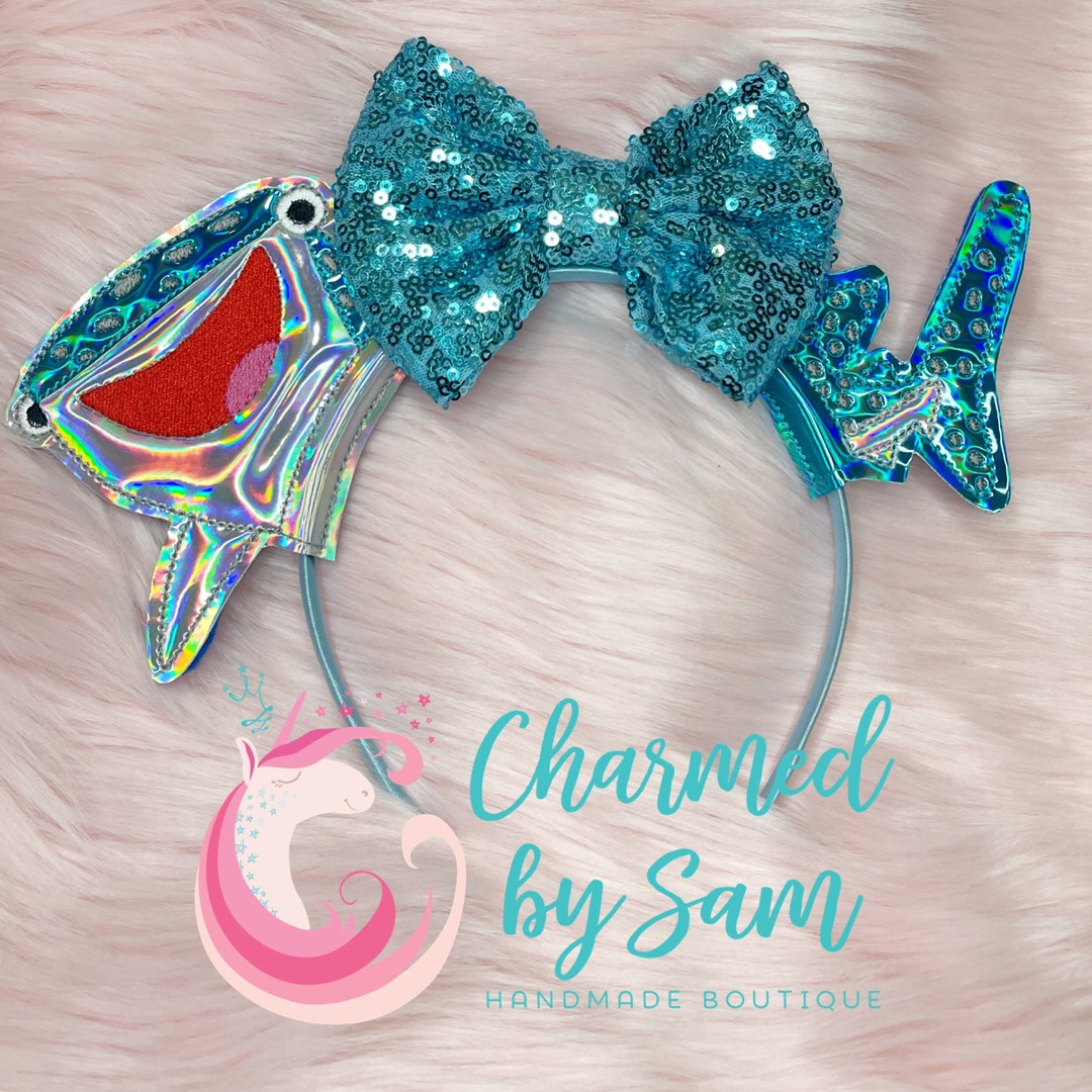 Destiny Whale Nemo Dory Bruce Inspired Mickey Minnie Ears, Finding Nemo ...