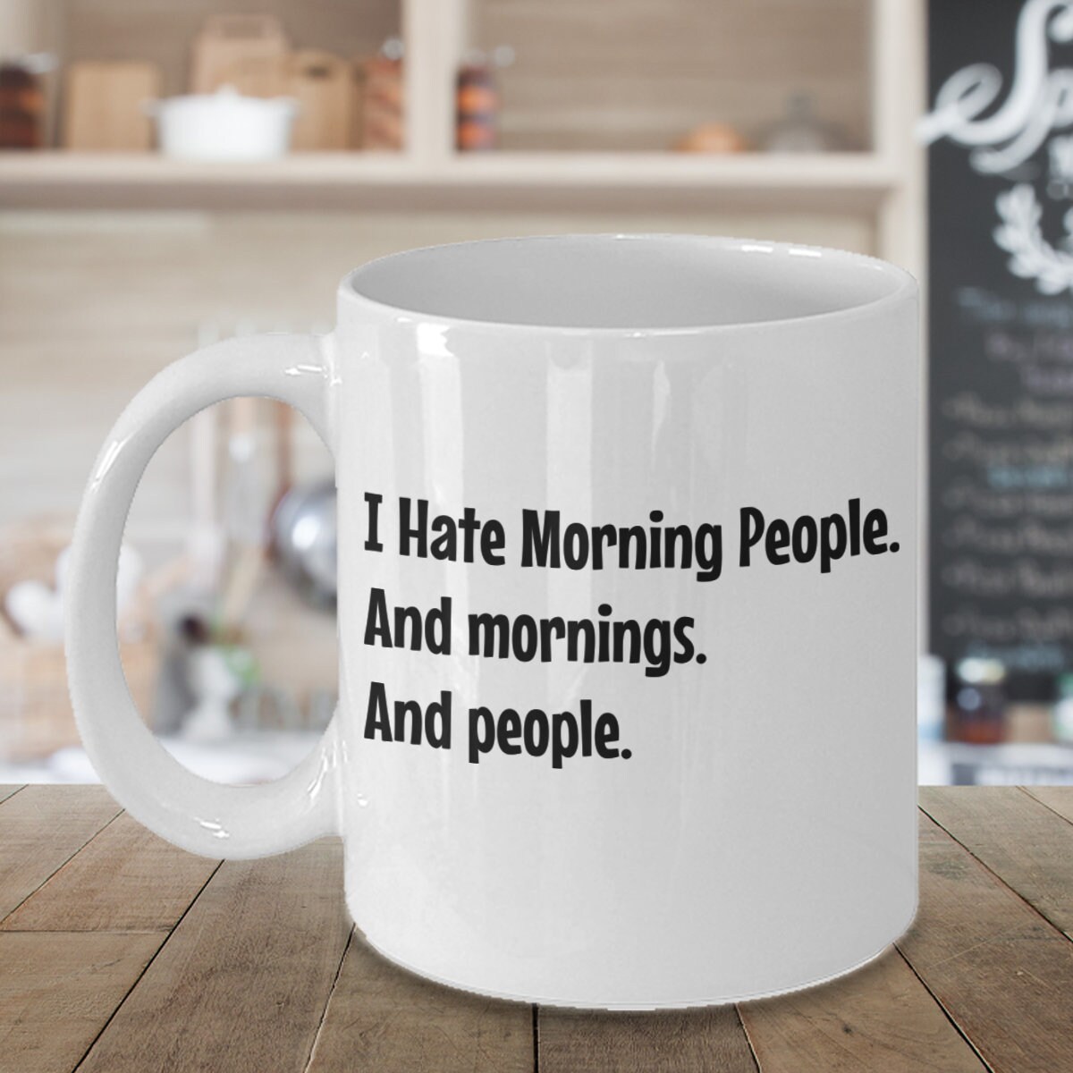 I HATE Mornings Funny Coffee Mug is the Perfect Gift for | Etsy