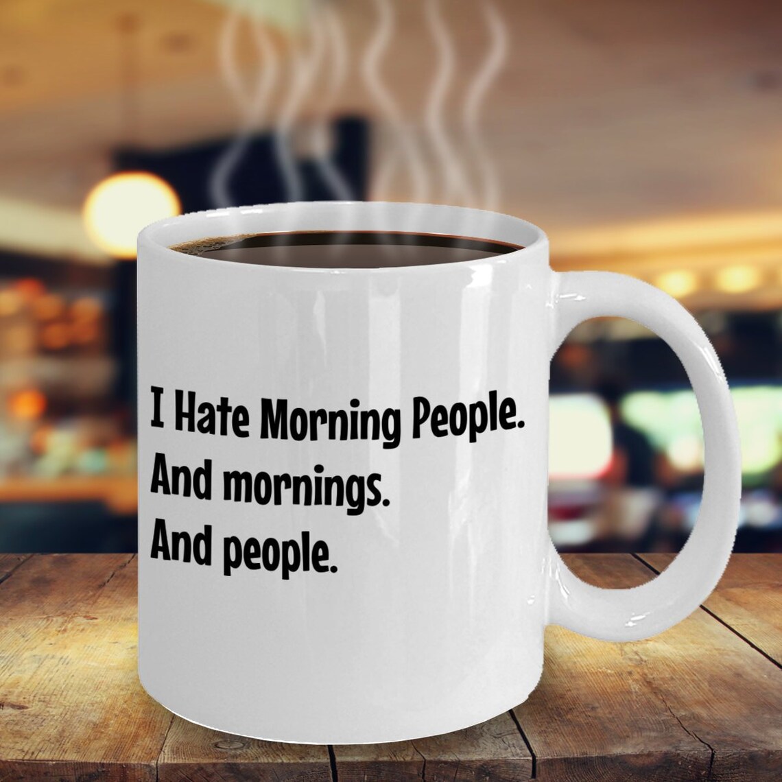 I HATE Mornings Funny Coffee Mug is the Perfect Gift for - Etsy 日本