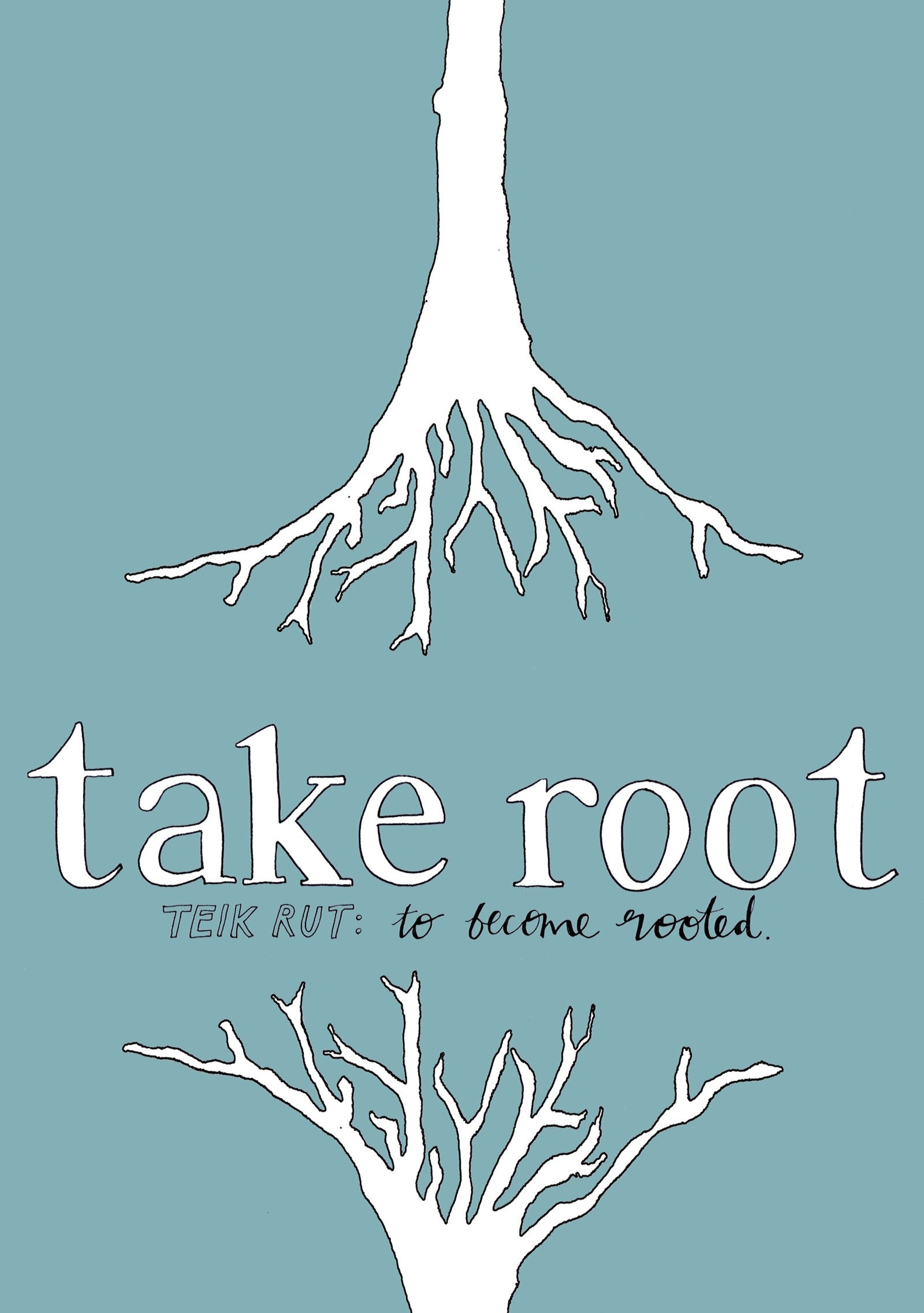 Take Root Tree Roots Illustration Botanical Positive - Etsy