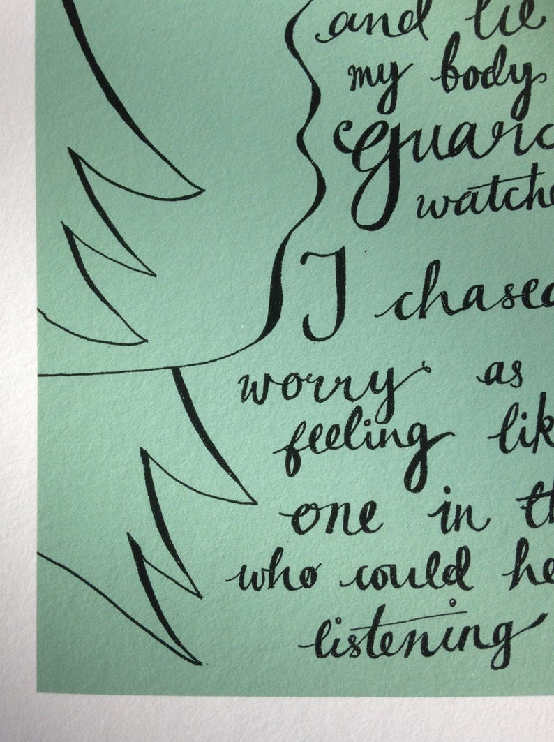 How Terrifying Original Poem by Elisabeth Pike Motherhood - Etsy