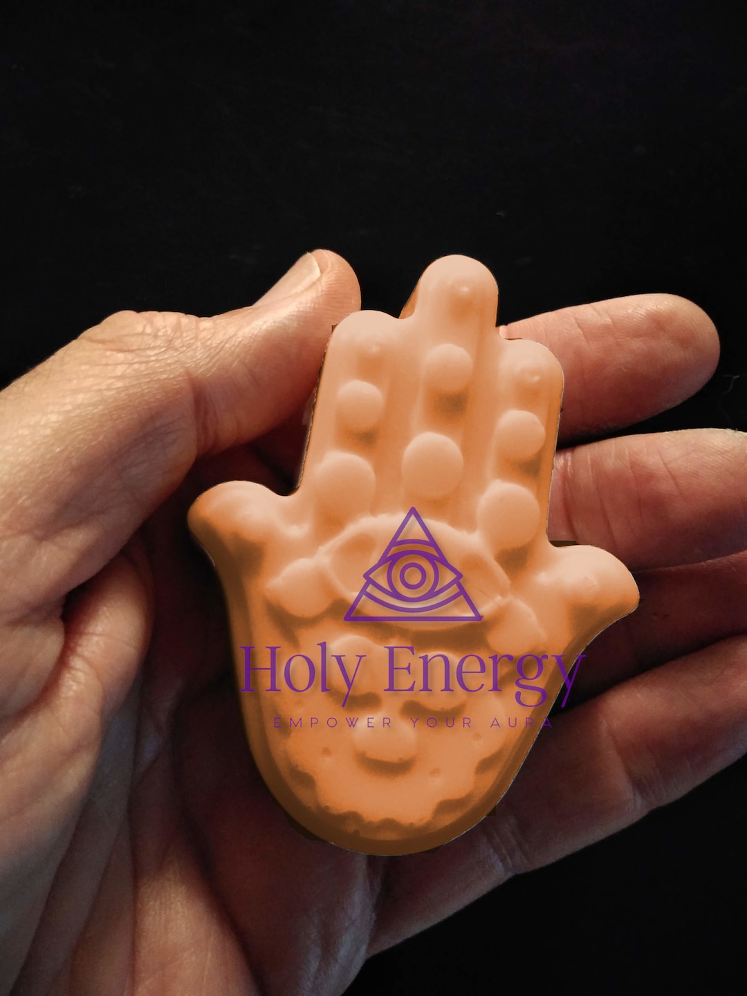 Holy Energy Mango Tangerine Hamsa Soap Handmade Natural the Hand of ...