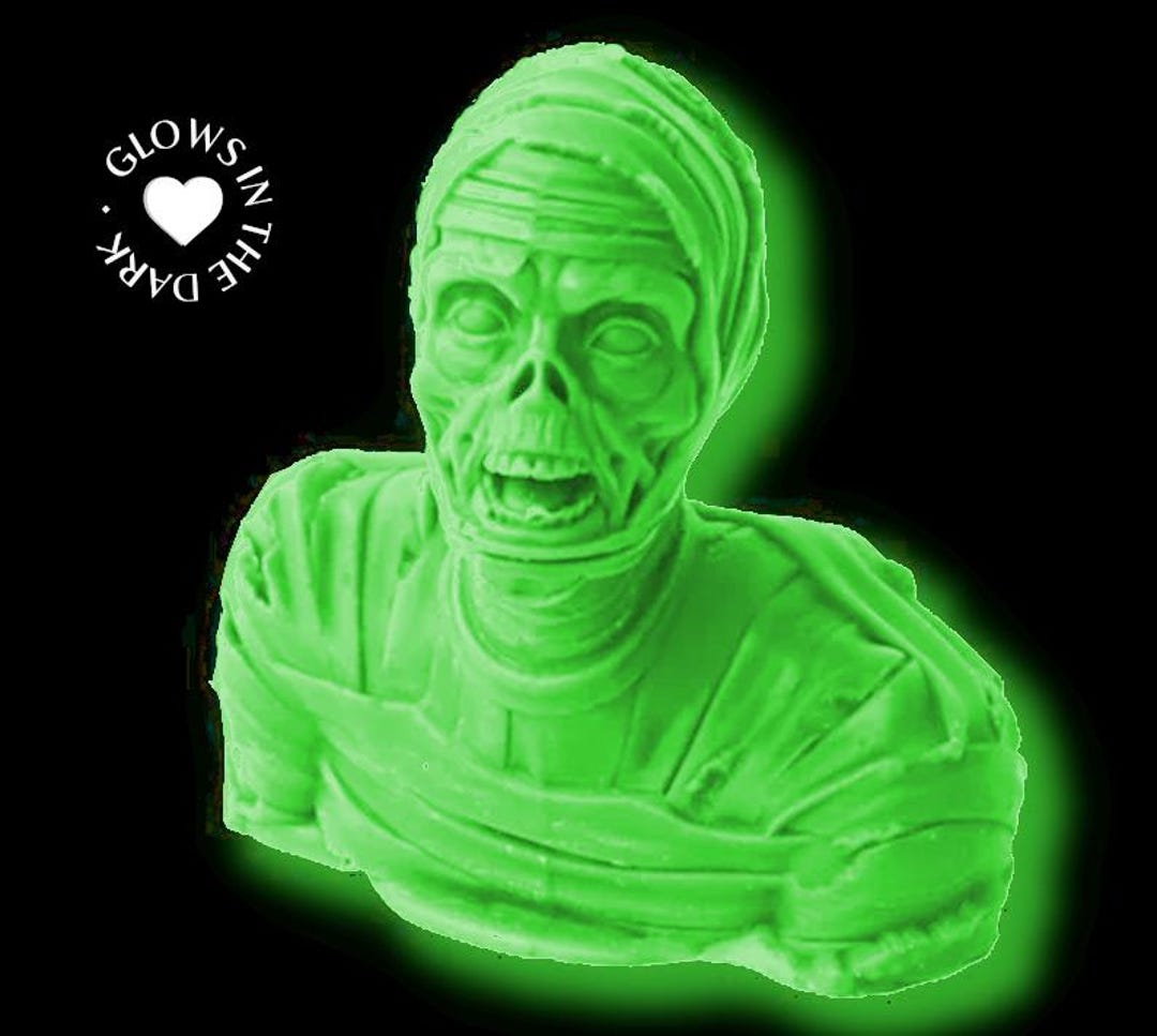 Lavender Glows in the Dark Mummy Zombie Soap! Halloween Soap! - Etsy