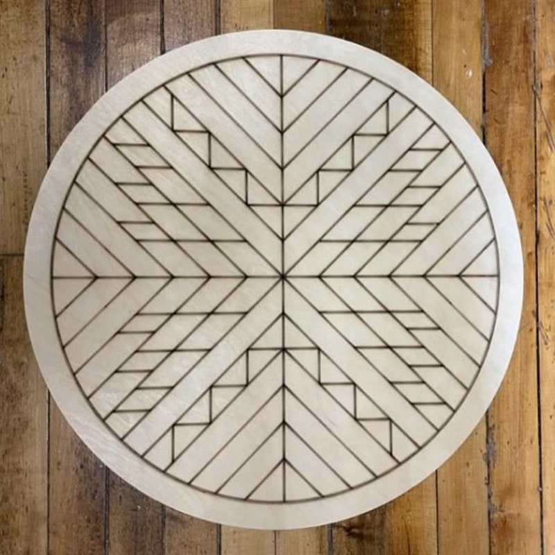 Round Barn Quilt - Etsy