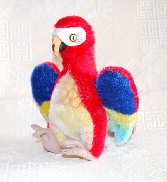 Vintage Toy Original STEIFF Collection Toy Parrot - Etsy